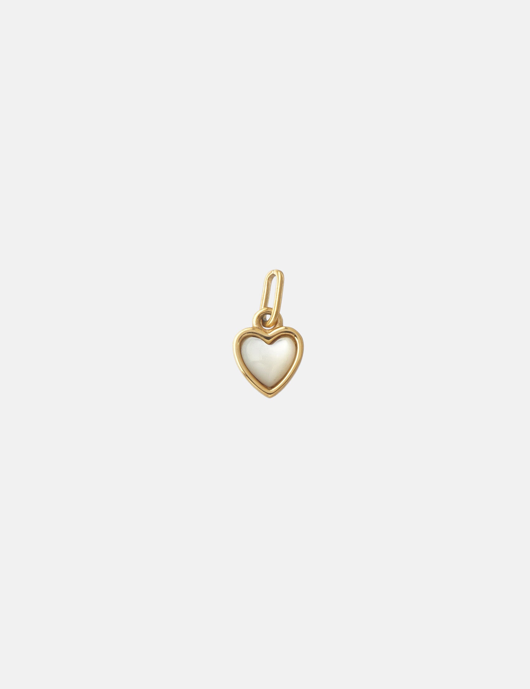 Personalized Pearl Heart Charm - Anhänger (wasserfest) » Tara Style